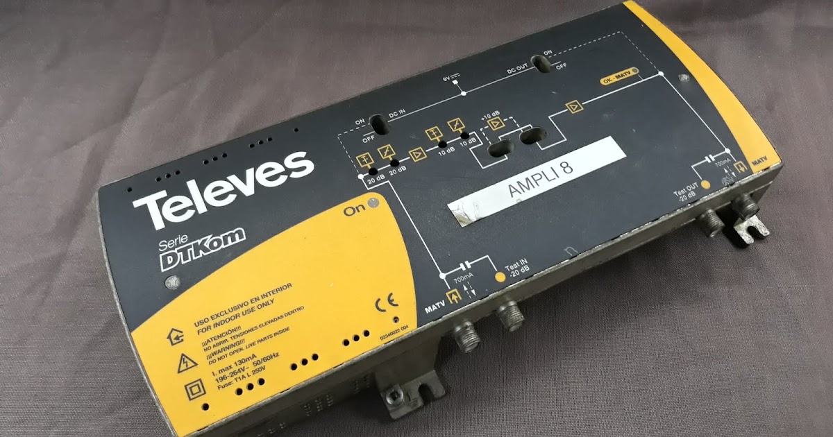 TELEVES DTKOM LINE BROADBAND MULTIBAND AMPLIFIER