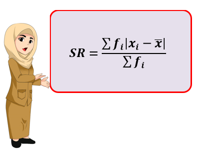 Simpangan Rata-Rata Distribusi Frekuensi Data BerKelompok