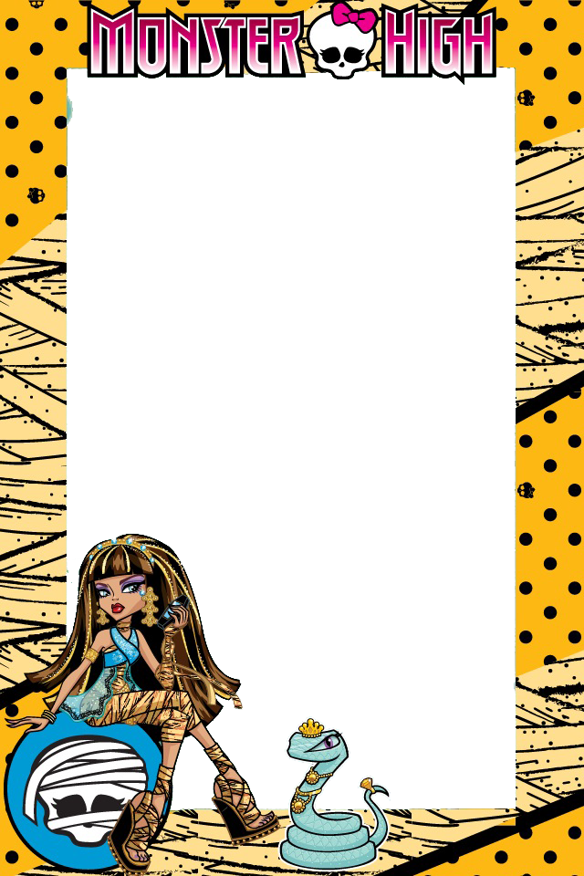 Me gusta la clase de religión: Marquitos para fotos de l@s Monster High