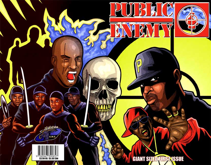 POP CULTURE SHOP: PUBLIC ENEMY #1 COMIC BOOK CHUCK D FLAVOR FLAV NWO ...
