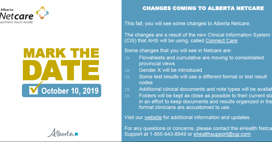 Connect Care Bridges Blog: Netcare Upgrade - October 10, 2019 - Note ...
