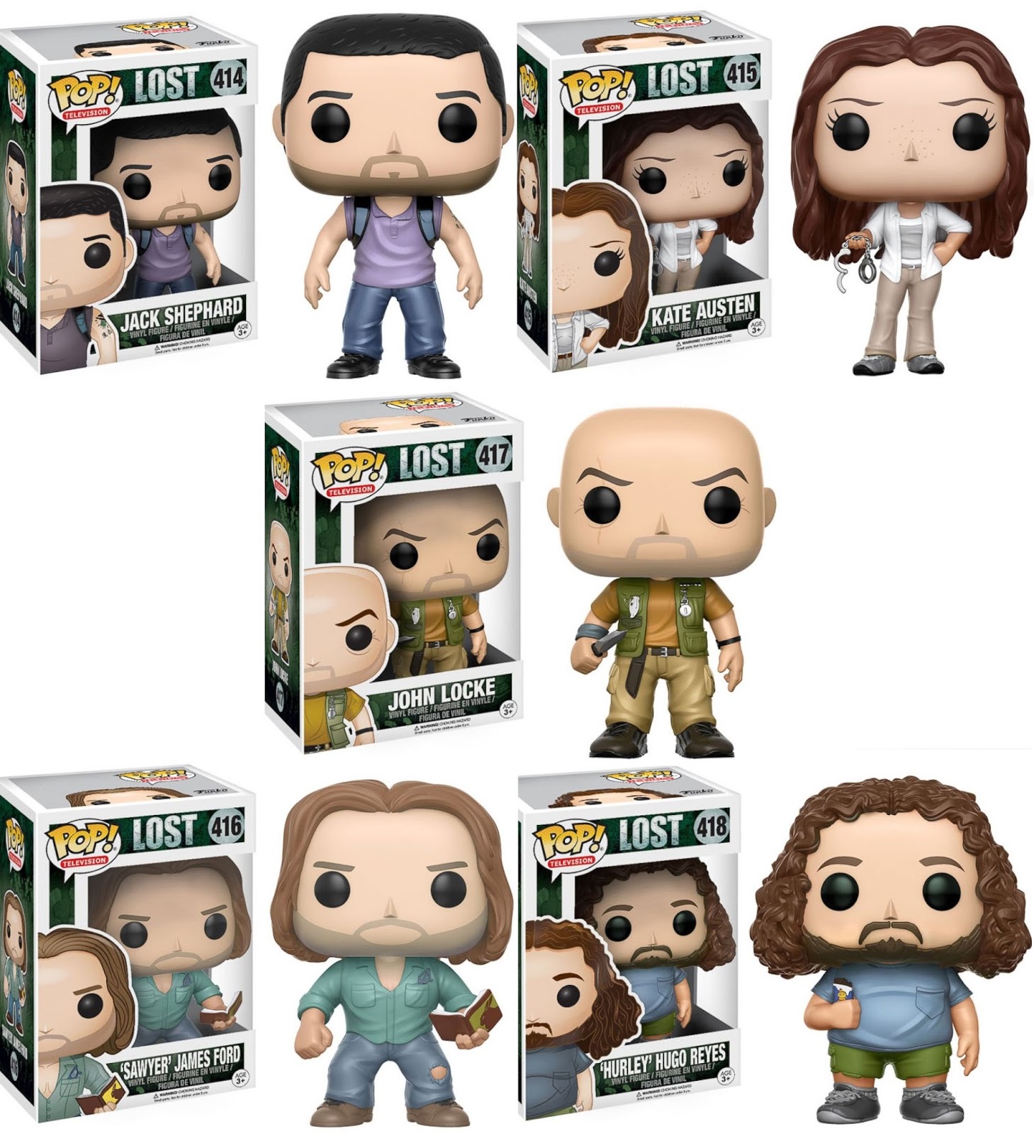 The Blot Says Lost Pop Vinyl Figures By Funko