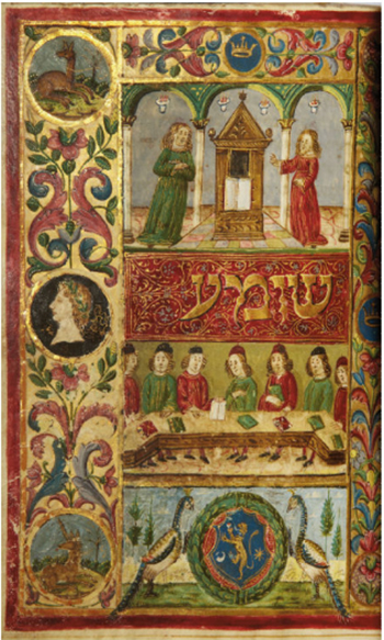 BOOKTRYST: Magnificent 15th C. Illuminated Hebrew Manuscript Estimated ...