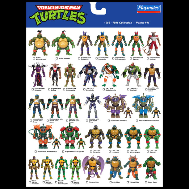 TMNT Action Figures Reference Guide