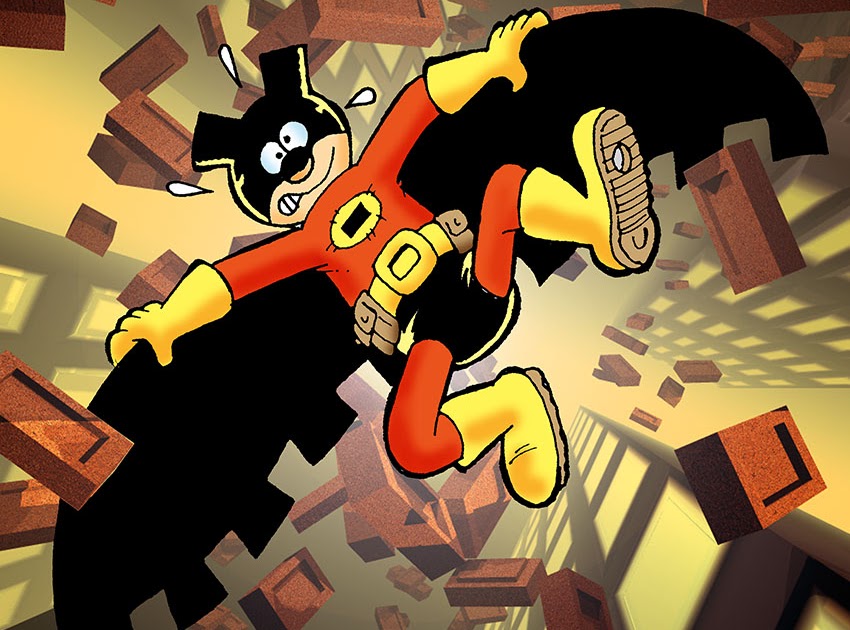 Lew Stringer Comics: Promoting BRICKMAN BEGINS in 2005