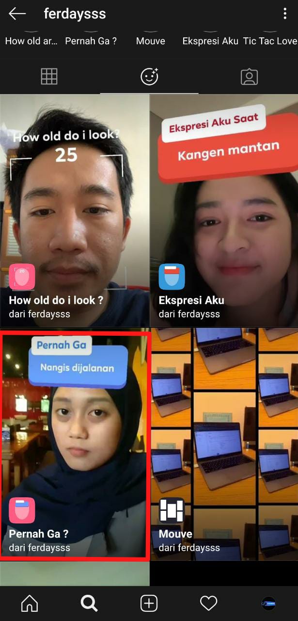 Kuis di Instagram - SINAUSE.ID