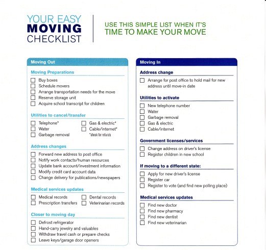 Simple Moving Checklist Template Excel Simple Moving Checklist Template Excel