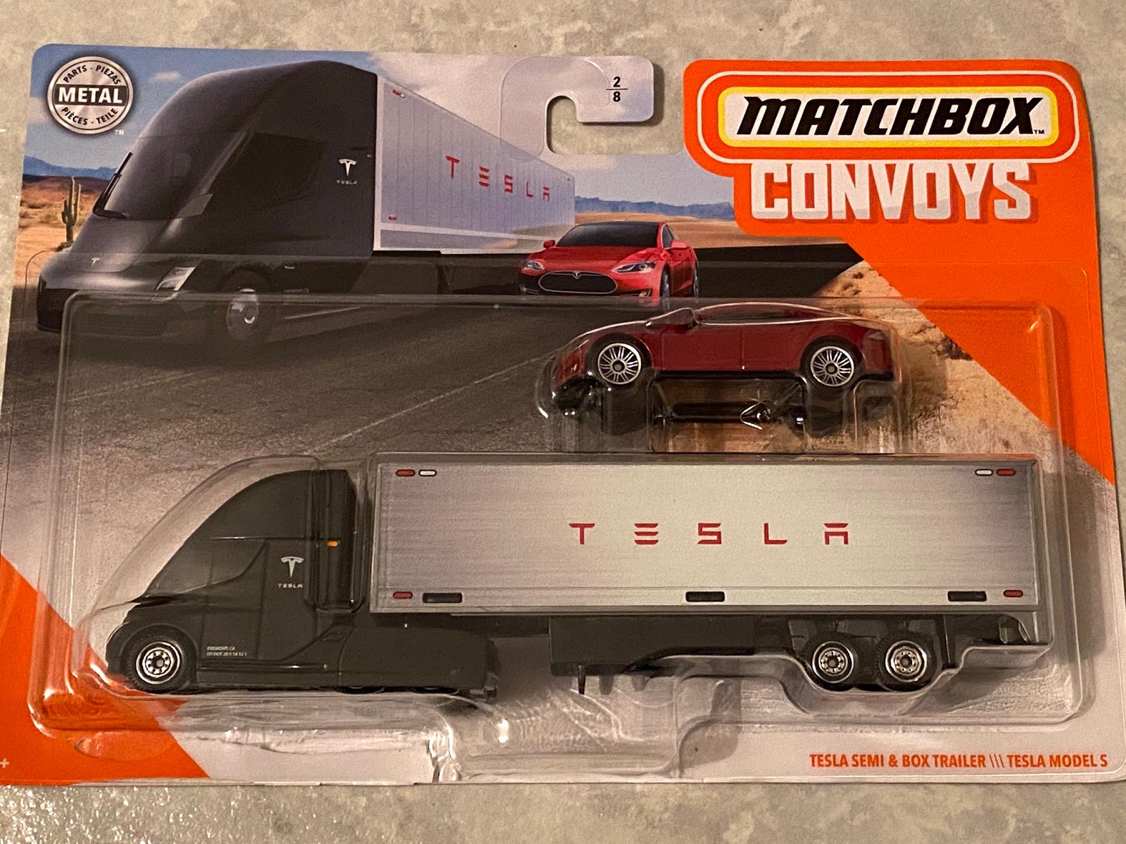 Modell:87: Elektrisierend - Der Tesla Semi von Matchbox