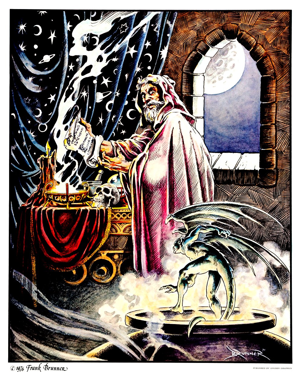 Cap'n's Comics: Merlin by Frank Brunner