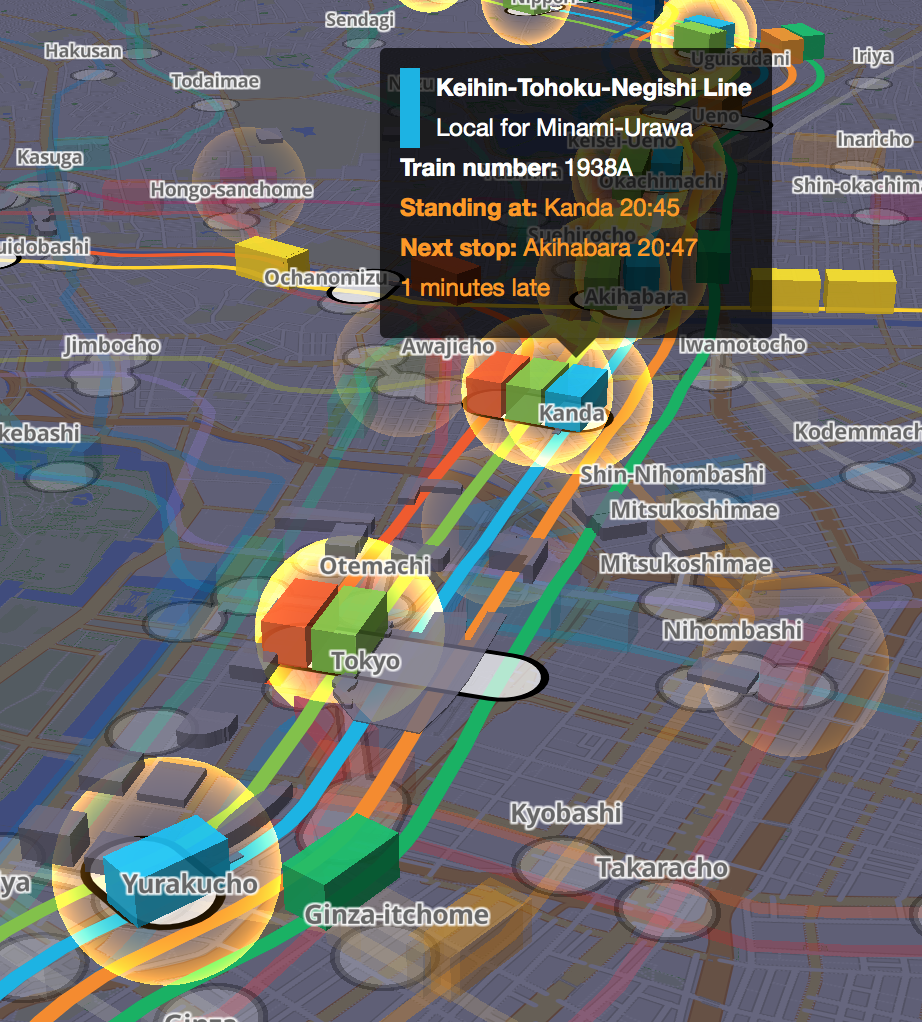 Map of the Week: Tokyo Trains in 3D