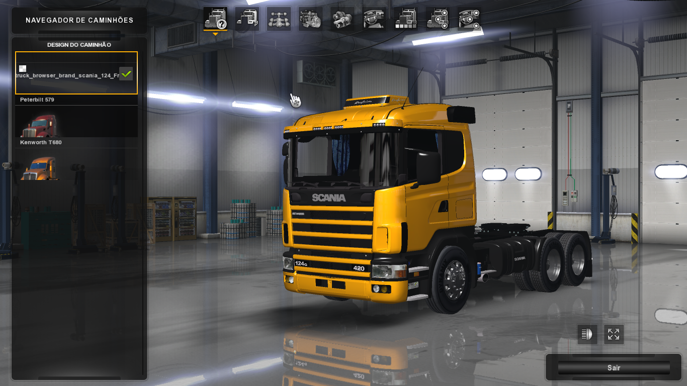 Robert Lima Mods: ATS - Truck - Scania 124G V1.0