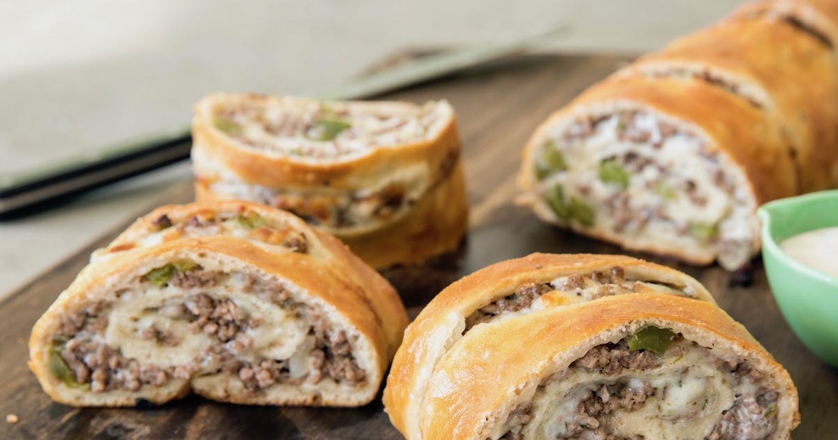 Philly Cheesesteak Stromboli