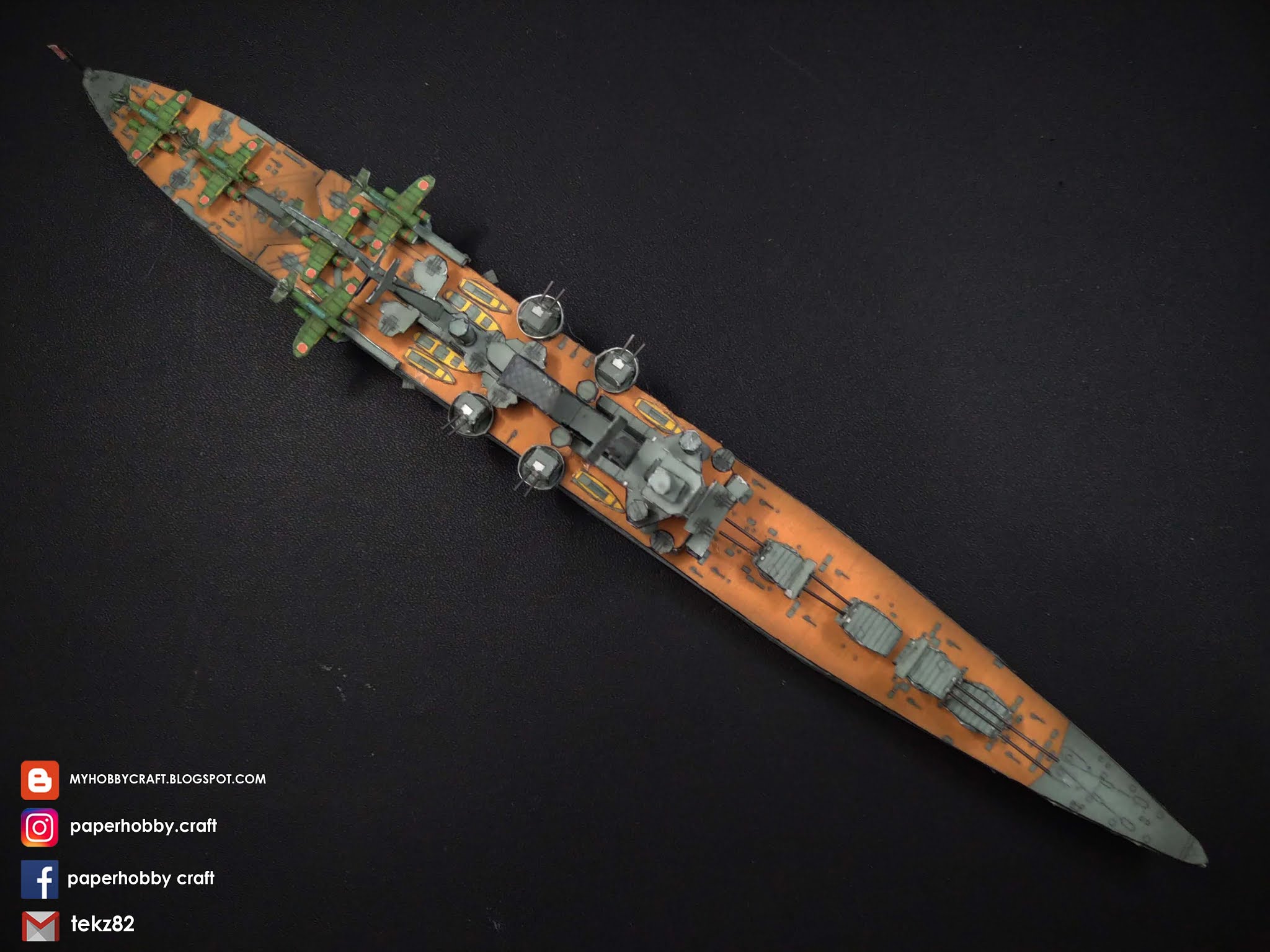 paperhobby: IJN TONE 1/700