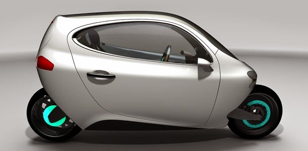 Mobil Motor dengan dua roda : LIT Motors C1