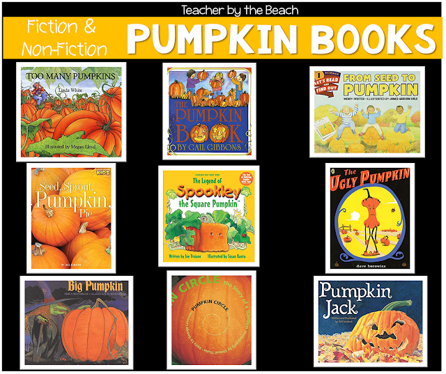 Pumpkin Books and Ideas - Teacher by the Beach