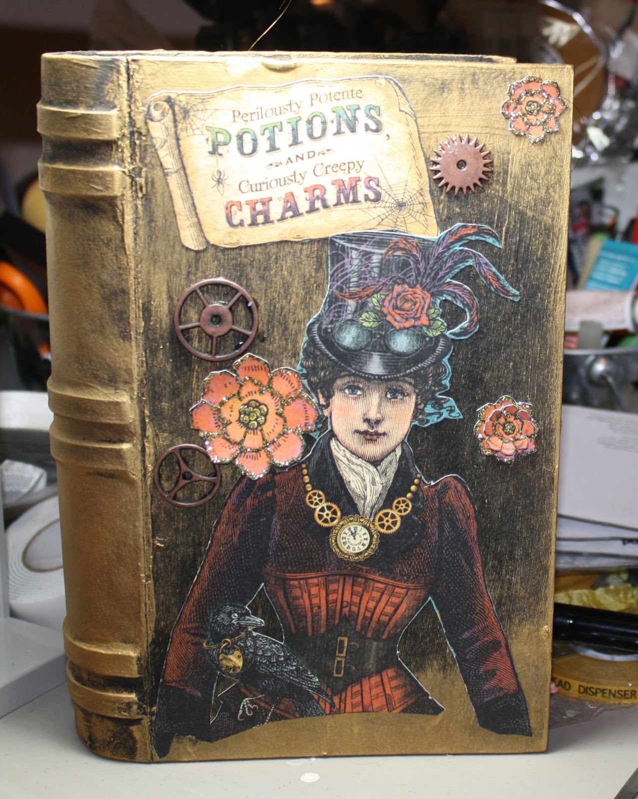 Creating with the Heart: Graphic 45 Steampunk Spells Album in a Box