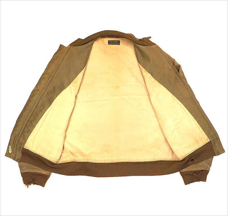 Nostalgia on Wheels: WWII USN 37J1 Summer Flight Jacket - 1936 - 1939