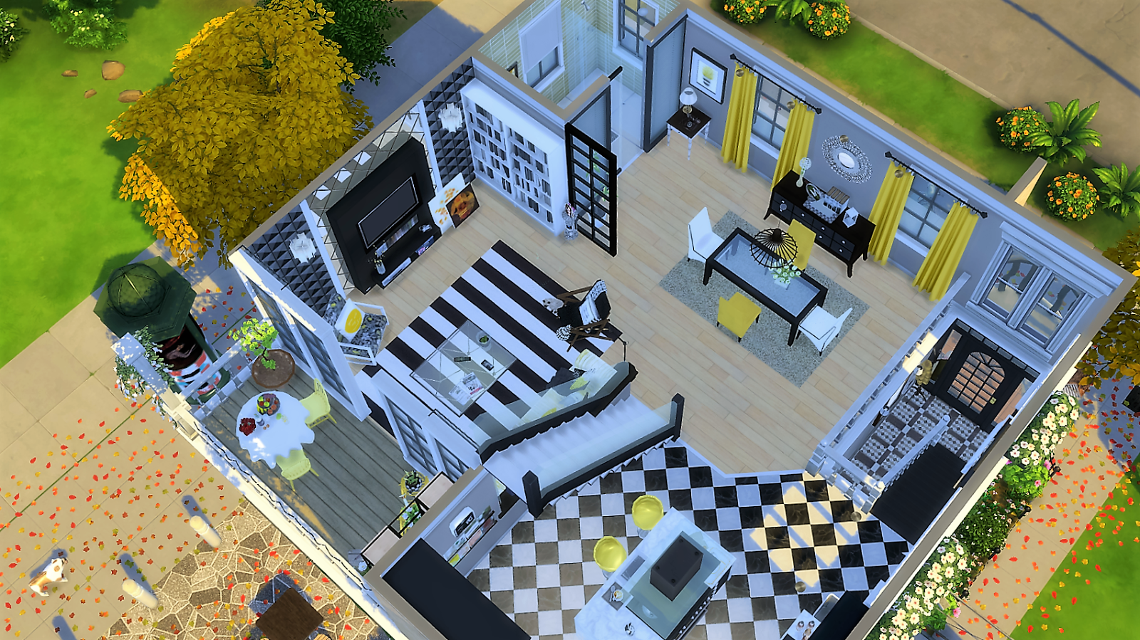 sim house design workshop: Sims 4 Convenience Store 7-ELEVEN ----- 模拟便利店