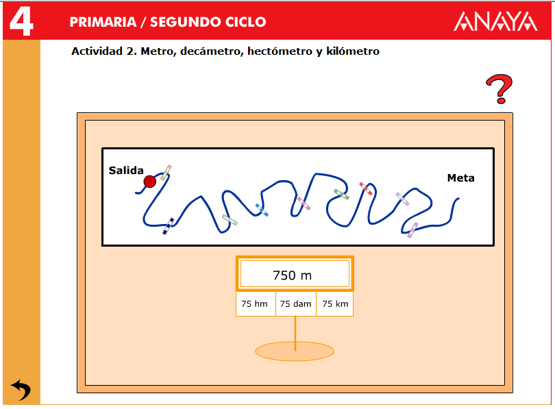 LA MINA .... 4º de PRIMARIA: METRO, DECÁMETRO, HECTÓMETRO Y KILÓMETRO