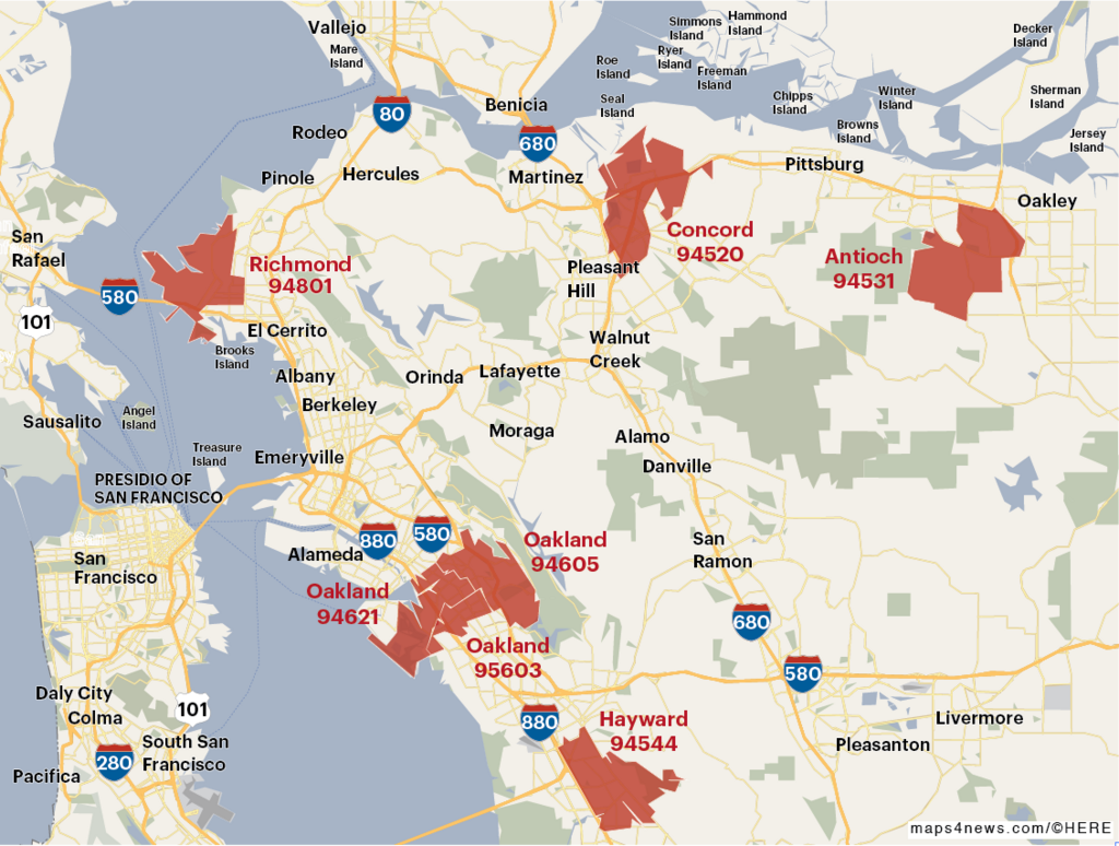 Top 7 Bay Area Zip Codes for Real Estate Investment - Authentic Properties