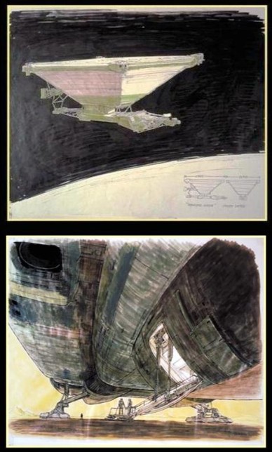 In Space No One Can See You Watch This 'Alien' Concept Art « Film Sketchr