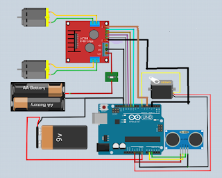 Obstacle Avoiding Car Using Servo Motor | How to use Servo Motor with ...