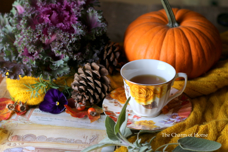 The Charm of Home: November Tea/Garden Journal