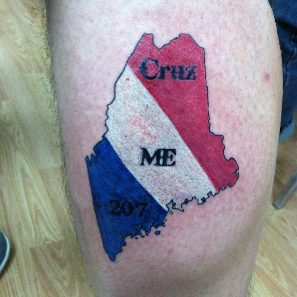 Justin Graves Tattoo: Justin working on a familiar customer