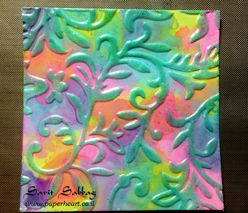 Copic Marker Europe: Tutorial: Dry & Wet embossing