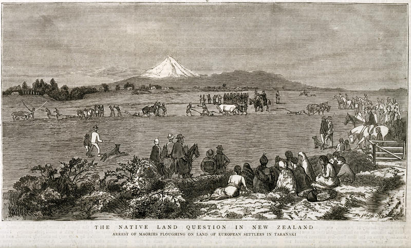 May 26 1879 Parihaka ploughing campaign begins.