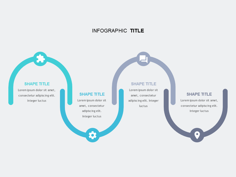 Wave Connection Line PowerPoint Templates - PowerPoint Free