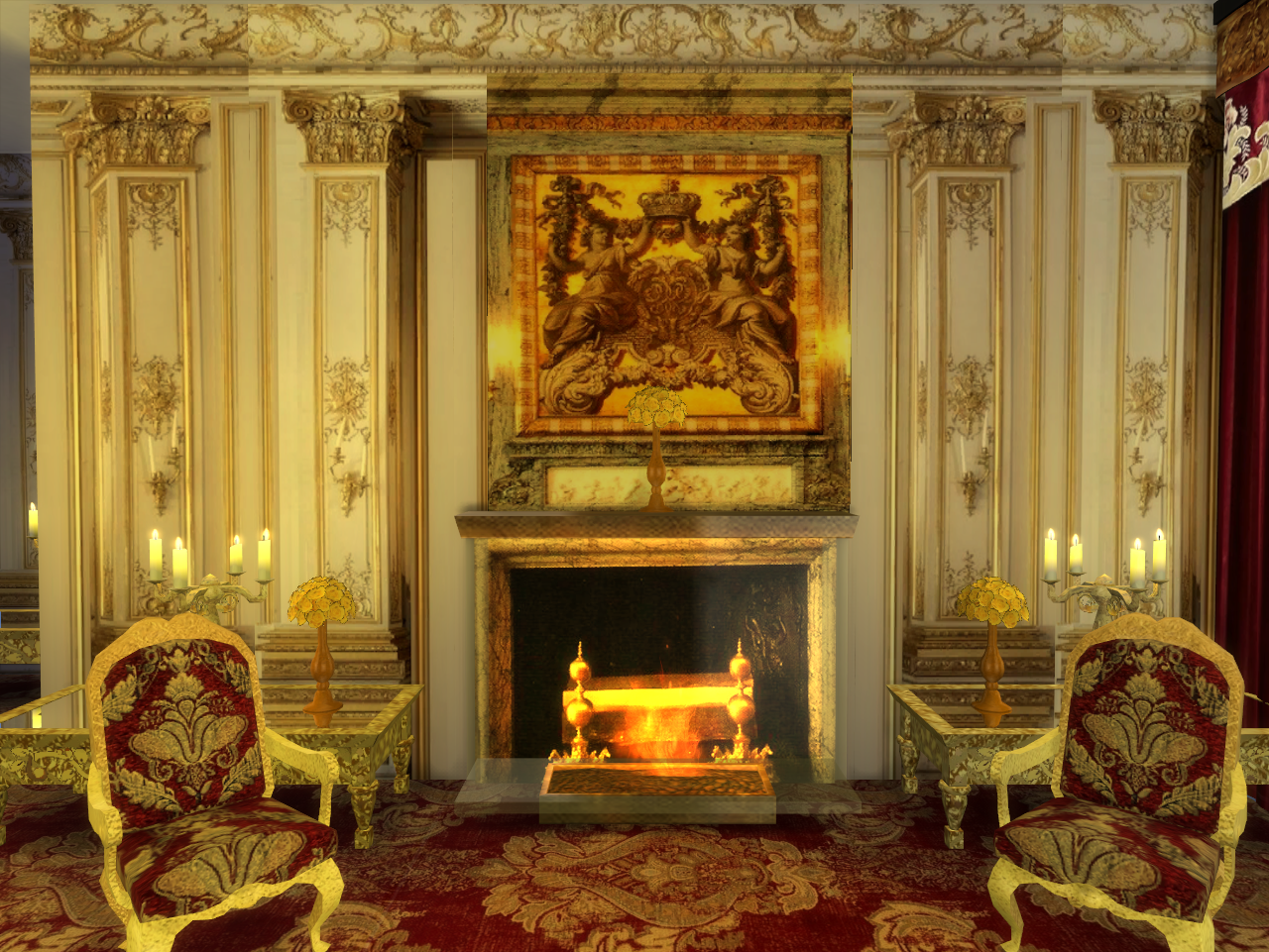 Anna Quinn Stories: More Fireplaces Sets !!! For SIMS 4