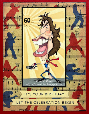 Kat's Tales of Stamping: A Rockin' 60th Birthday Card!