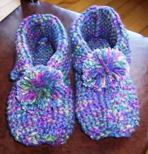 Beautiful Skills - Crochet Knitting Quilting : Simple Slippers - Free ...