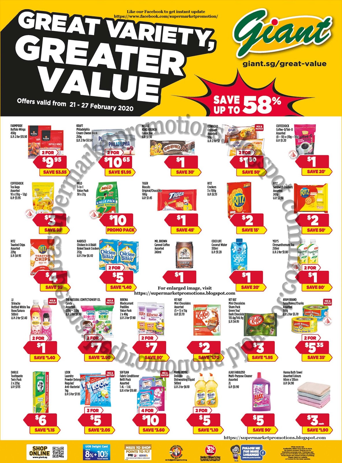 Giant Great Value Promotion 21 - 27 February 2020 ~ Supermarket Promotions