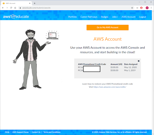 AWS Educate Credit 갱신