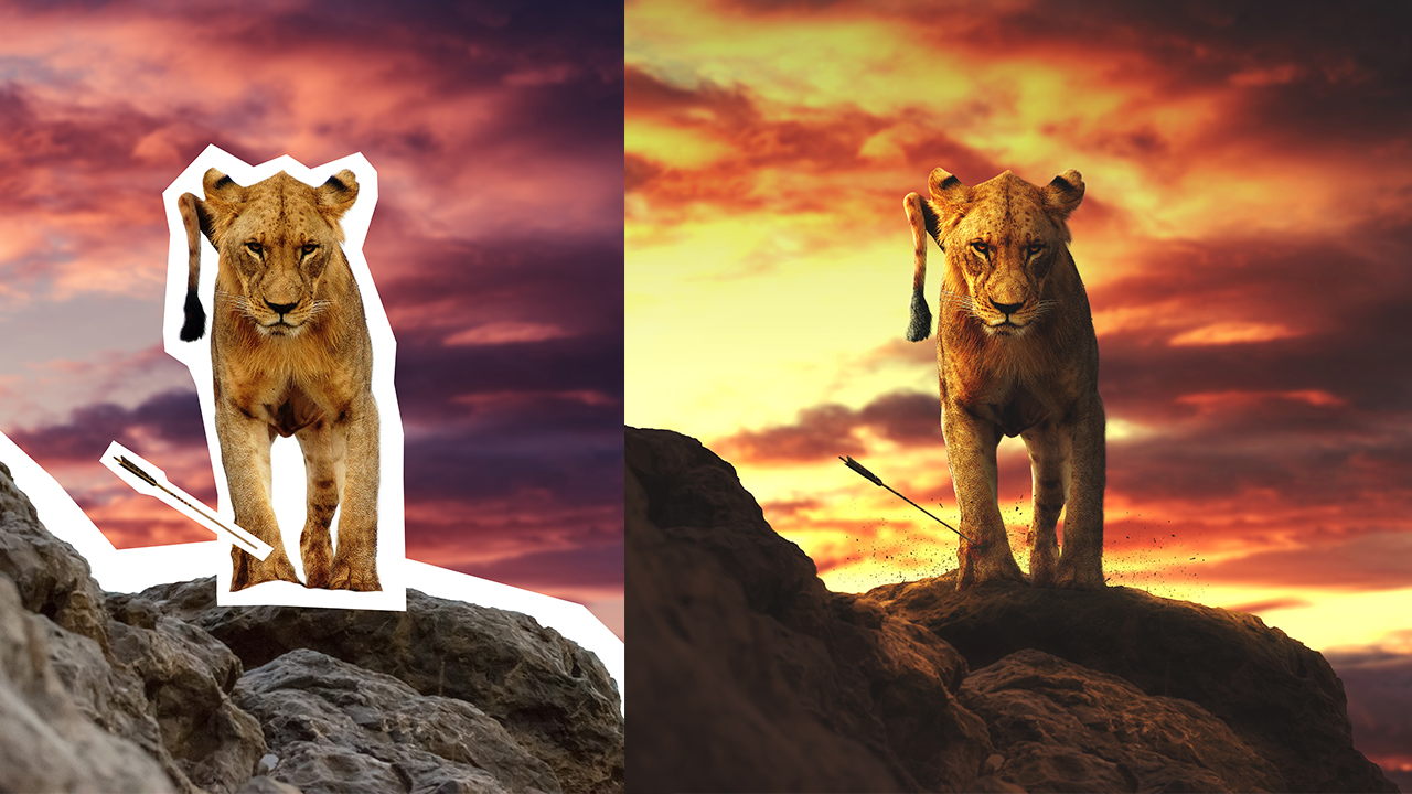 Photoshop Movie Poster Tutorial Simba Lion King Zanuara photoshop-movie-poster-tutorial-simba-lion-king-zanuara
