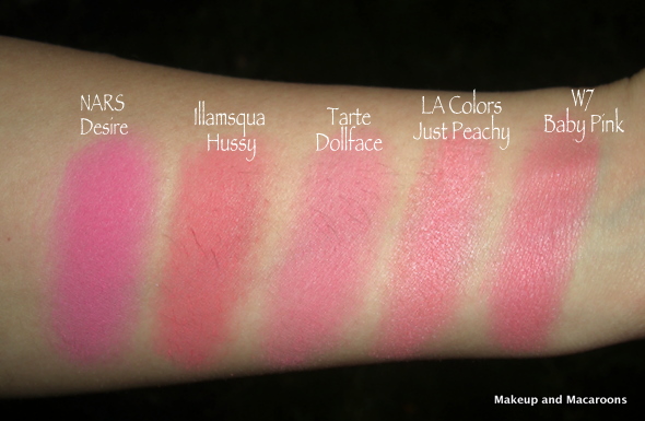 Top 5 Tuesday - Pink blushes |Makeup and Macaroons