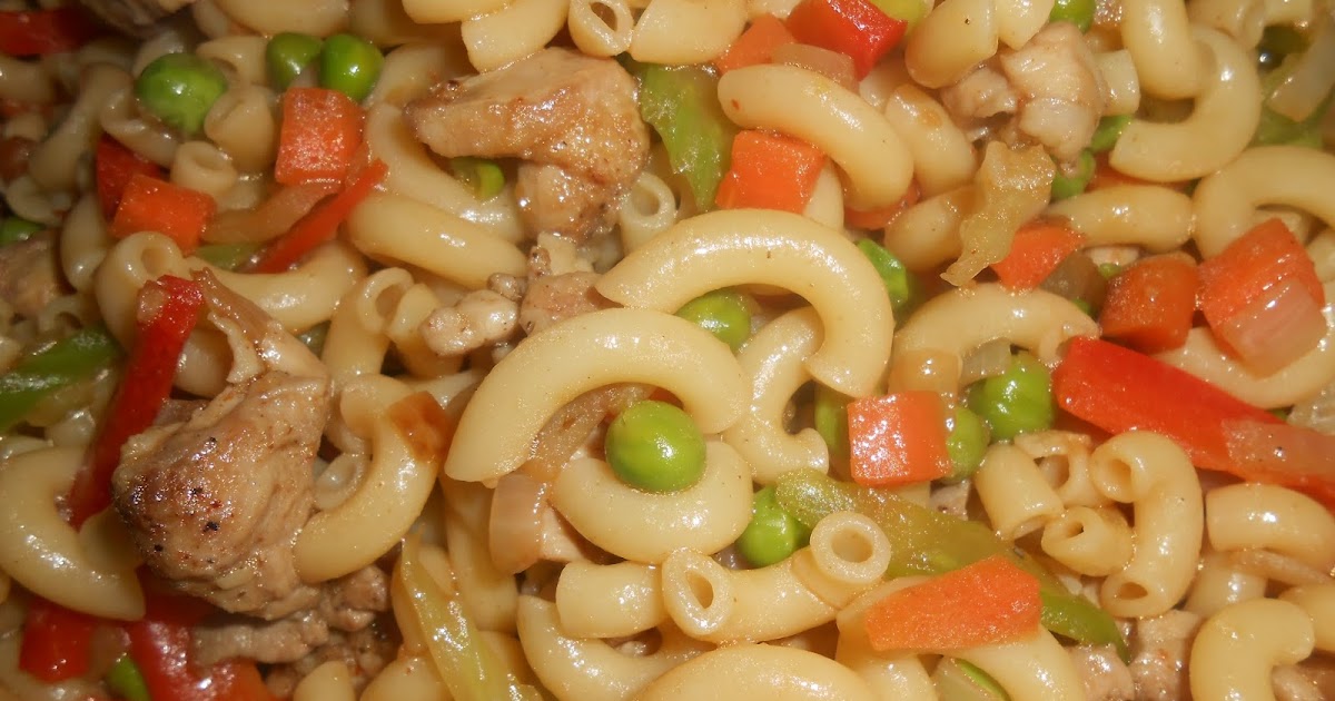 Le Chef Pierre D'Iberville: Macaroni chinois au poulet en images