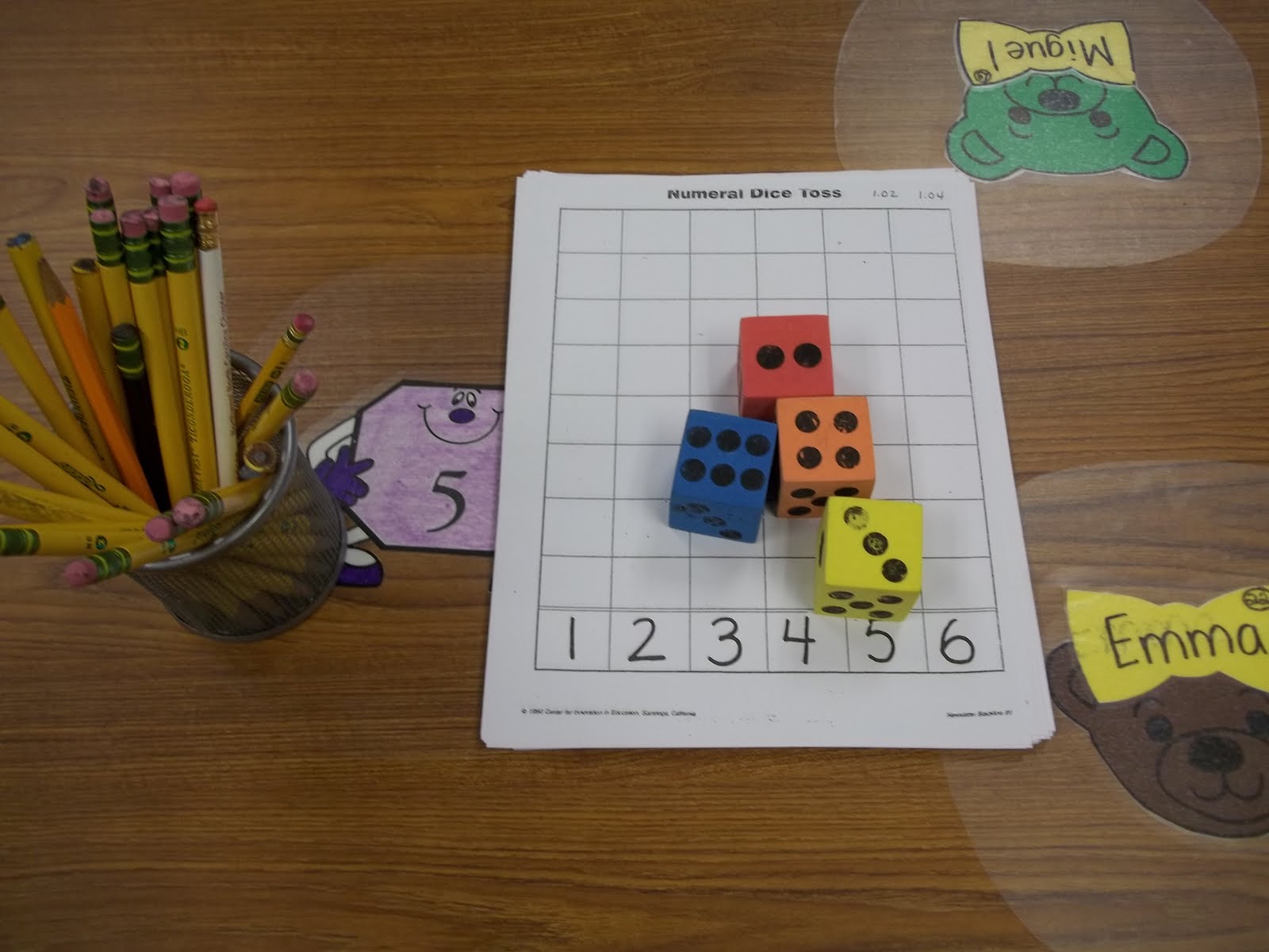 Math Tubs in Kindergarten