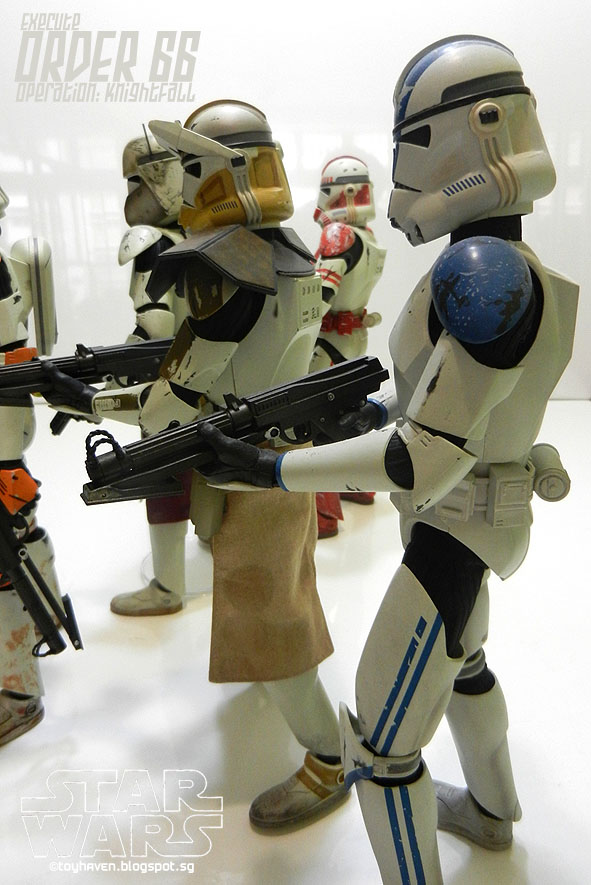 toyhaven: Sideshow 1/6 scale Shock Trooper, Commander Bacara, Cody, Bly ...