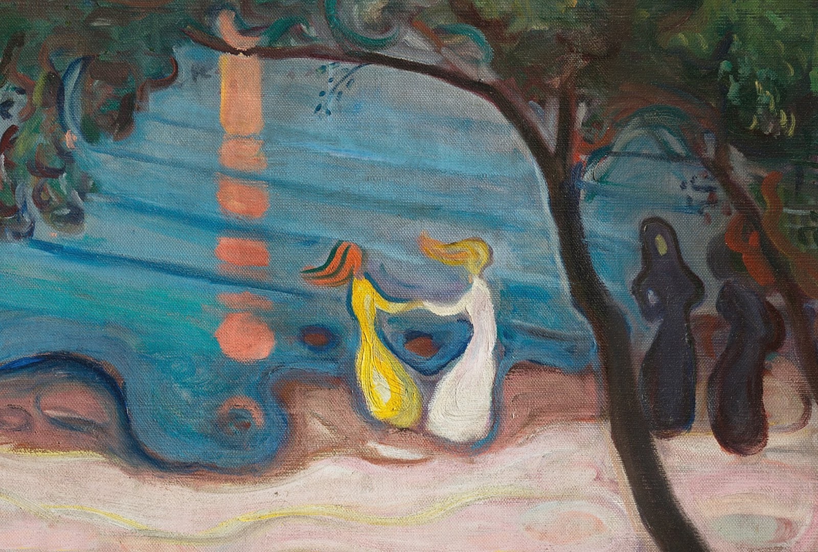 Edvard Munch | Dance on the Shore ,1900 | Tutt'Art@ | Masterpieces