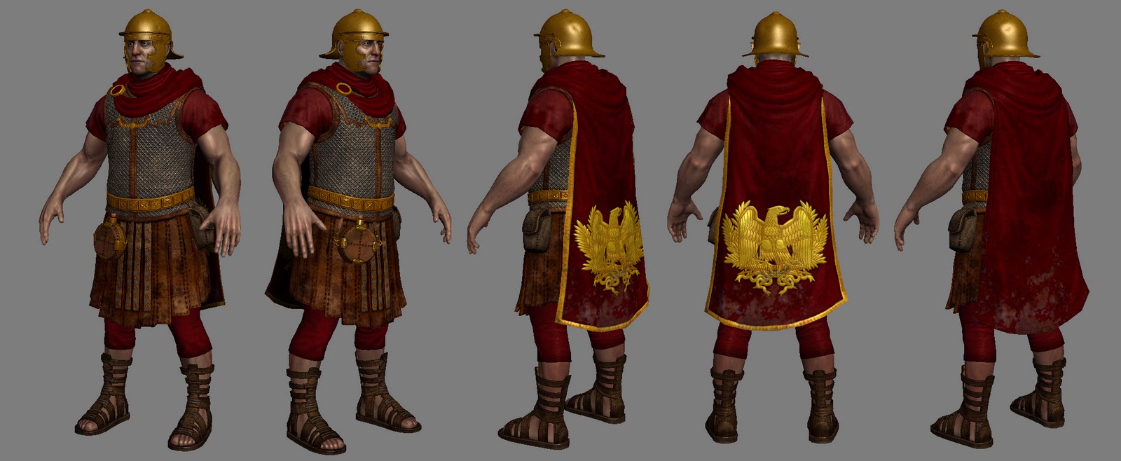 character artist: Roman soldier