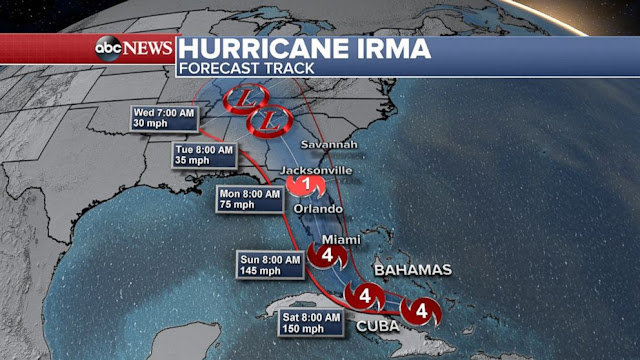 Hurricane Irma makes landfall in Cuba as Category 5 - Weather Alert Online