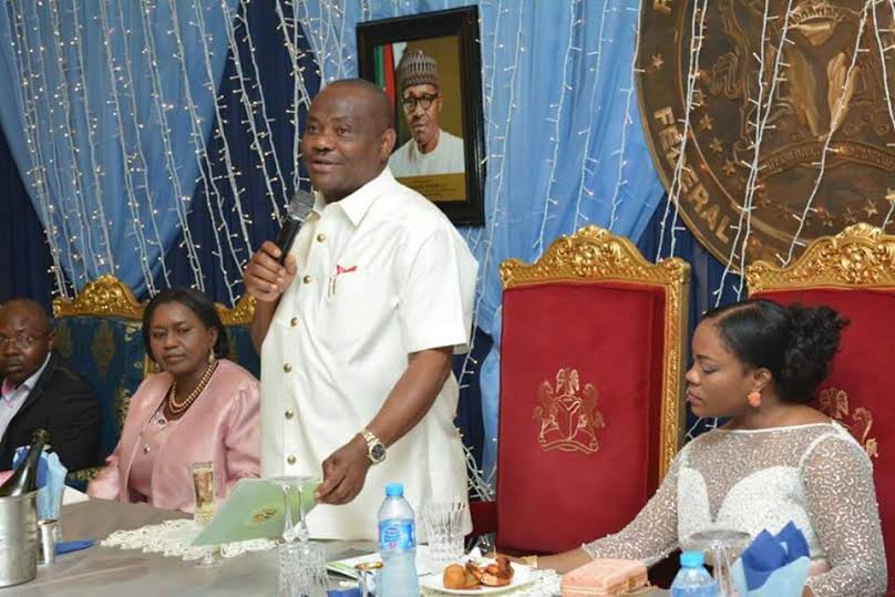enjoy online gist: Photos: Governor Nyesom-Wike, his wife and children ...
