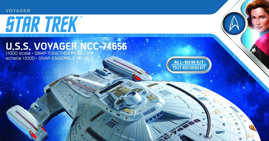 The Trek Collective: Latest starship model kit box art from Round 2 Models
