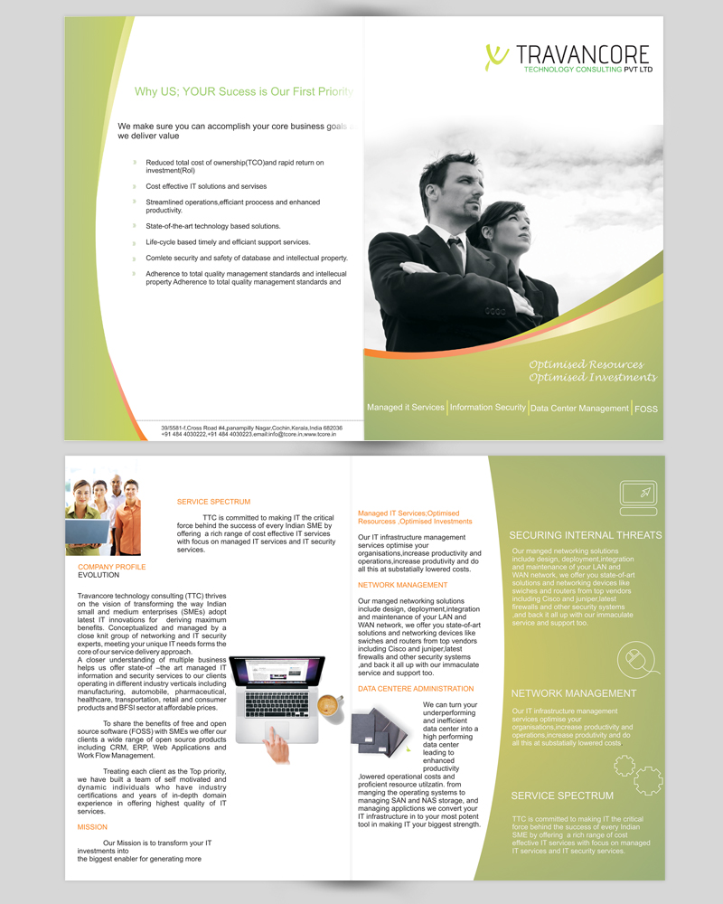 ManuJohn(webdesigner-Cochin): Brochure design for Managed IT Services ...