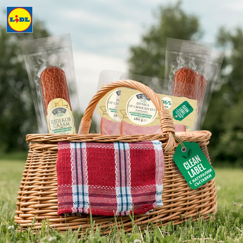 Спечелете кошница с продукти Clean label от Lidl