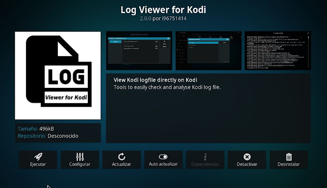 LOG VIEWER y los SCRIPT MODULES - PLUGINSXBMC