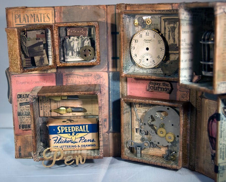 Stampensteins Castle: Tim Holtz Configurations Box Book